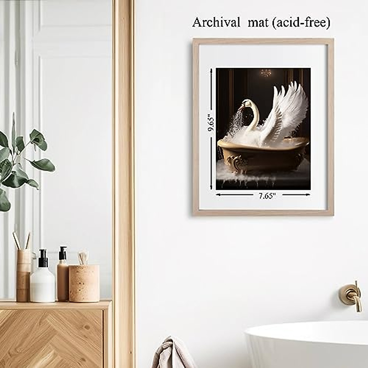 11x14 Picture Frame, 11 x 14 White Oak Wood Pictures Frame with Tempered Glass, 11"x14" Solid Wood Frames with Mat for 8x10 Pictures for Wall Art Photo and Prints Posters Home Décor Gifts, 1 pack