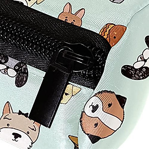 Doodle Dog Pencil Case Pencil Bag Makeup Brush Bag for Women