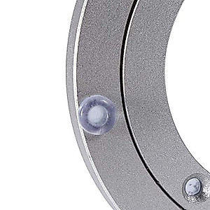 Heavy Duty Lazy Susans Turntable Bearings Rotating Bearing Plate, Aluminium Alloy Round Swivel Plate Susan Hardware for Kitchen Resturant Rotating Table Serving Tray(6 inch)