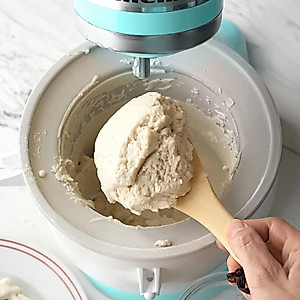 Coolcook Ice Cream Attachment for Kitchenaid, Compatible with 4.5 Qt and Larger Mixer, Replacement for Kitchenaid Ice Cream Maker 2-Quart for Sorbet, Gelato, Frozen Yogurt