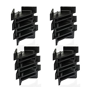 PIAOLGYI 12 Pcs Tray Stackers for Harvest Right Freeze Dryer Accessories Compatible with Harvest Right Trays,Black(ONLY Tray Stackers)