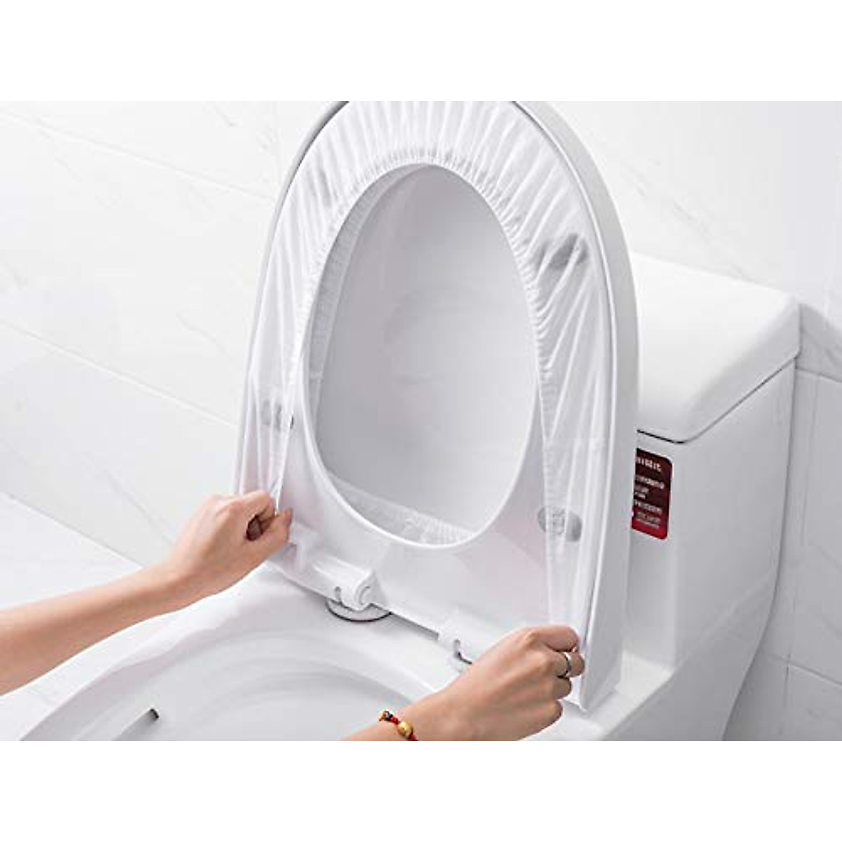 Disposable Toilet Seat Covers 10 Packs Perfect for Adults, seniors and kids Potty Training, travel, public toilets and house guests use (10 Packs)