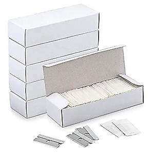 REXBETI 600PCS Single Edge Razor Blades, Industrial Razor Blades, Box Cutter Replacement Blades, Glass Scraper Razor Blades