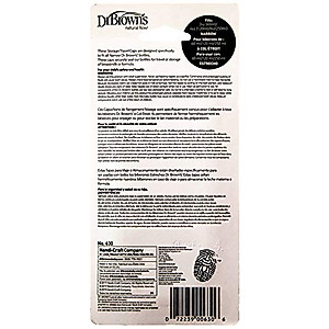 Dr. Brown's Natural Flow Standard Storage Travel Caps Replacement, 3 Count