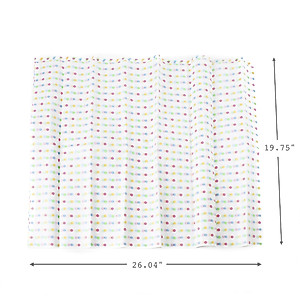 Hallmark Tissue Paper (White with Pink, Green, Yellow, Blue Polka Dot, 8 Sheets) for Easter, Mother's Day, Birthdays or Any Occasion