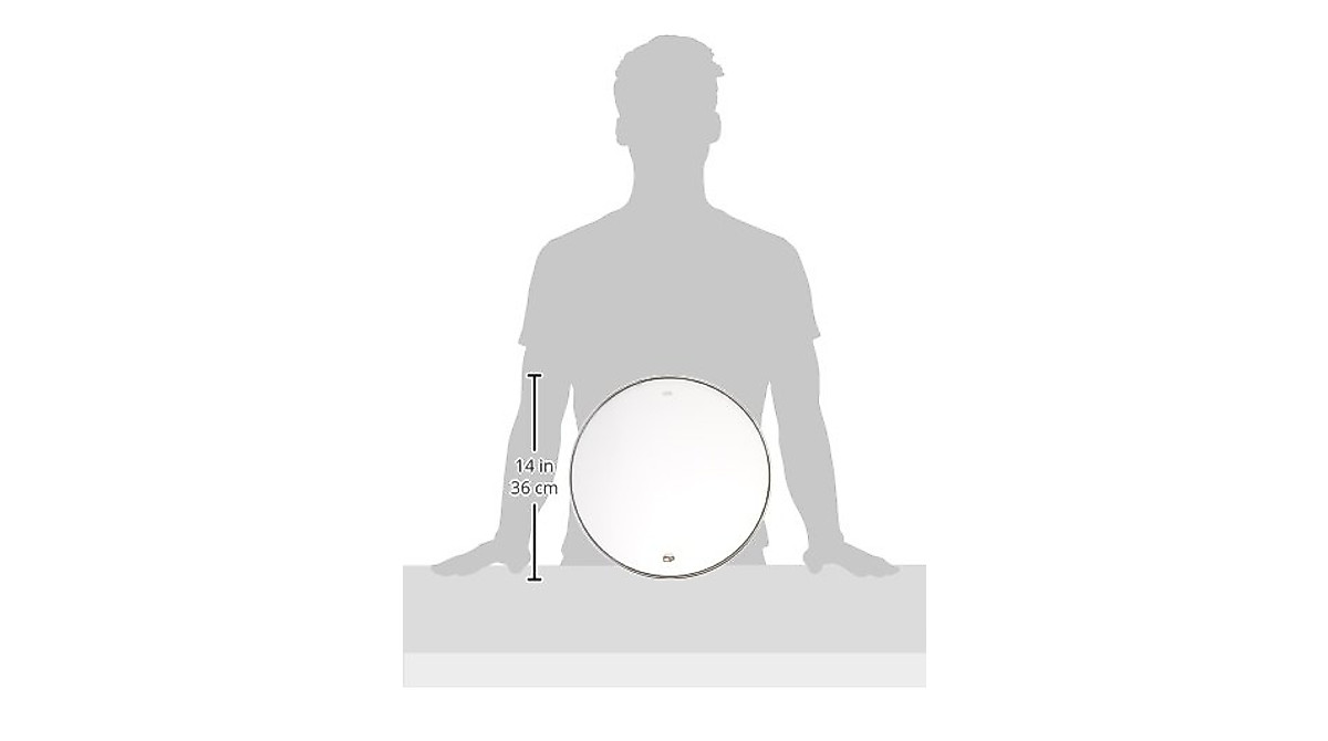 DW 13 Inch Clear Snare Side Bottom Head