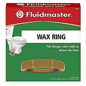 Fluidmaster 7510 Standard Wax Toilet Bowl Ring for 3-Inch and 4-Inch Waste Lines
