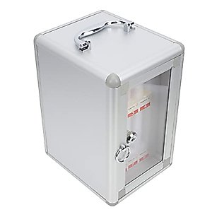 MAGICLULU Mobile Phone Safe Storage Cabinet with Lock Desk Speaker Smart Phone Cell Phone Cabinet Cell Block Phone Jail Fridge Locks Aluminum Alloy Frame, Fiberboard Phone Storage Box Locker