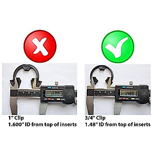 7337563, WS60X10004, 1205500, 7116713, 1205500, 7116713, Compatible with Kenmore, GE Water Softener Replacement Clip