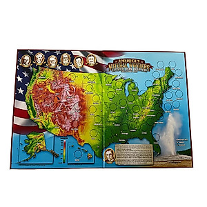Natural Wonders America's National Park Quarters Collection Map