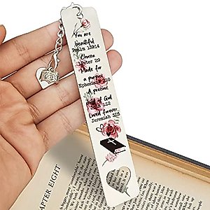 Inspirational Bookmarks, Religious Gifts for Sister, Friends, Women, Men, Book Lover, Christian Gifts for Him, Her, Christmas Day Gift for Book Lover, Bookworm, Colleague-WB53