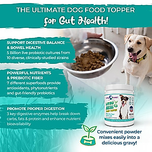 Vital Planet - Pet Living Meal Dog Powder with Enzymes Superfoods and Probiotics 111 g 30 Servings