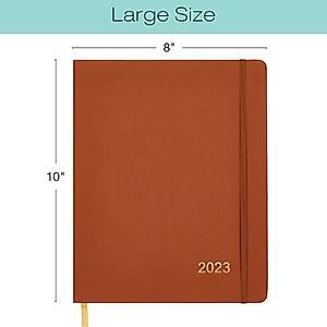 2023 Planner 8"x10" Size: 14 Months (Begins November 2022 /2023 Calendar/ 2023 Weekly Calendar/Weekly Planner Organizer (Brown)