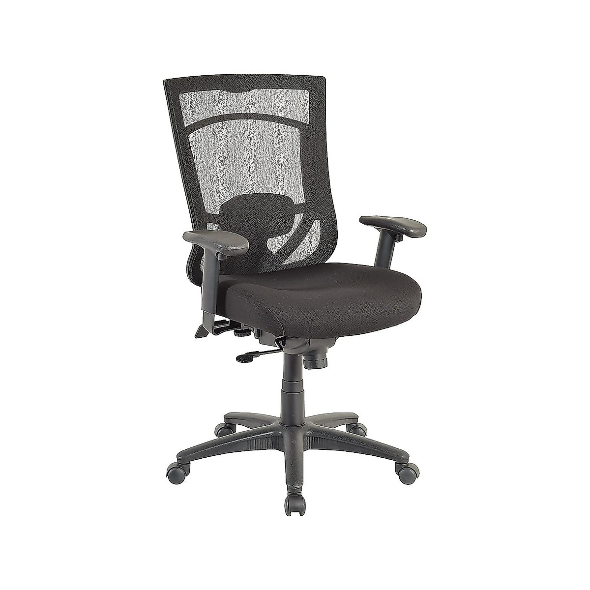 Tempur-Pedic 1539761 Tempur-Pedic Mesh Back Fabric Task Chair Black (TP7000-RAV/COAL)