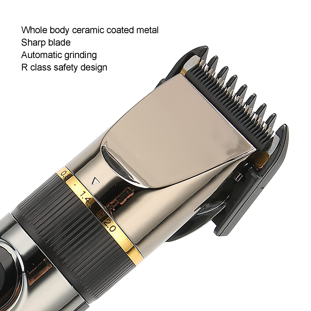 Electric Hair Trimmer Set,Professional Hair Clipper Beard Shaver Haircut Kit Cordless Barber Clippers for Hair Cutting Grooming,Rechargeable Waterproof Bikini Trimmer LED Display with 8pcs Guide Comb