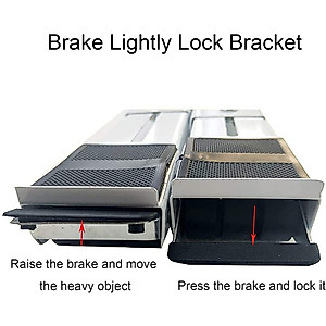 Washer and Dryer Stand Base,Portable Movable Multi-function Washing Machine Base Stand Bracket,45-70 Cm Retractable Refrigerator Floor Trays,with Brake Lock,Non-slip and Noise Reduction,Load 300 Kg