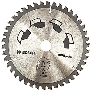 Bosch 1x Circular Saw Blade Special (for Wood, Non-Ferrous Metals, Plastic, Ø 160 x 2.5/1.8 x 20/16 mm, 42 Teeth, FT, with 1x Reduction ring 16 mm, Accessories for Circular Saws)
