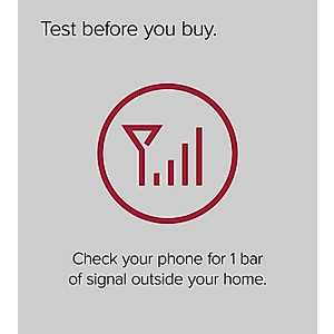 weBoost Home Studio Lite - Cell Phone Signal Booster for Verizon and AT&T only | Boosts 5G, 4G LTE up to 1,500 sq. ft | Made in the U.S. | FCC Approved (model 471101)