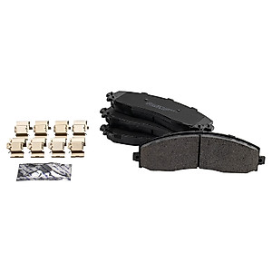 TRQ Front and Rear Brake Pad & Rotor Kit Brake Chemical Kit Brake Pads Brake Rotor Semi-Metallic Compatible with 2013-2021 Ford F-250 Super Duty F-350 Super Duty