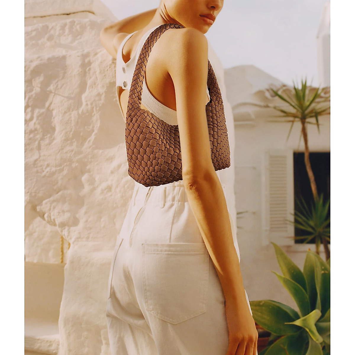 Tote Bag for Women Leather Compatible with Tote Bags with Zipper Crossbody Shoulder Designer Handbag for Office Travel