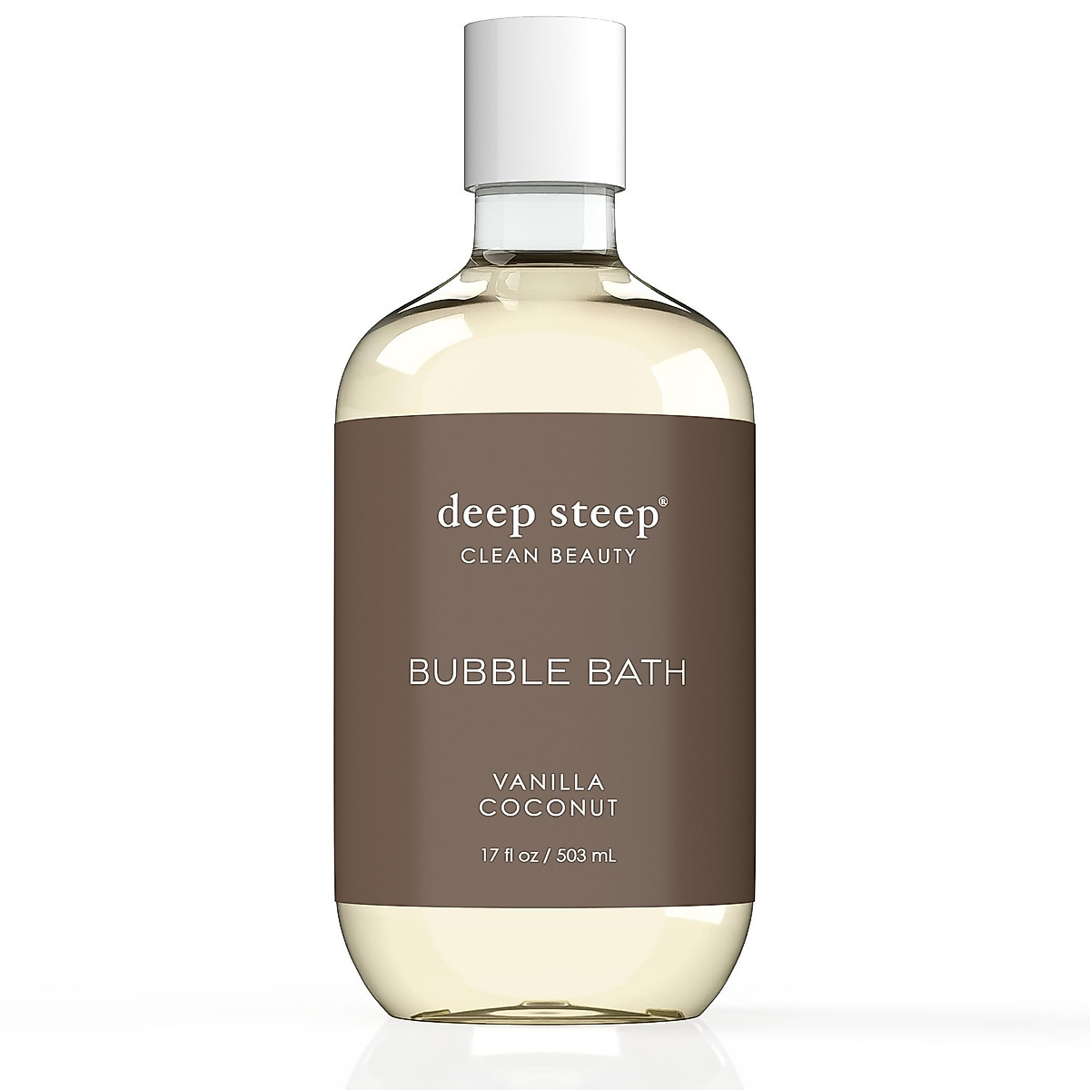 Deep Steep Bubble Bath, 17oz (Vanilla Coconut)