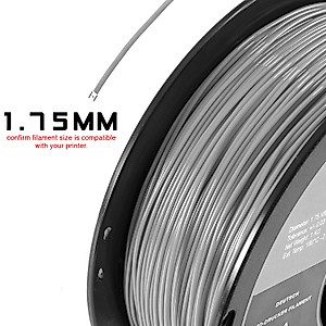HATCHBOX PLA PRO+ 3D Printer Filament, Dimensional Accuracy +/- 0.03 mm, 1 kg Spool, 1.75 mm, Iron Red