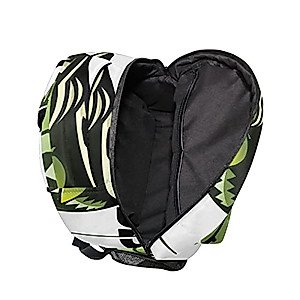 Largemouth Bass Fishing Backpack for Boys Men Travel Laptop Backpack Daypack Bag 16 Inch