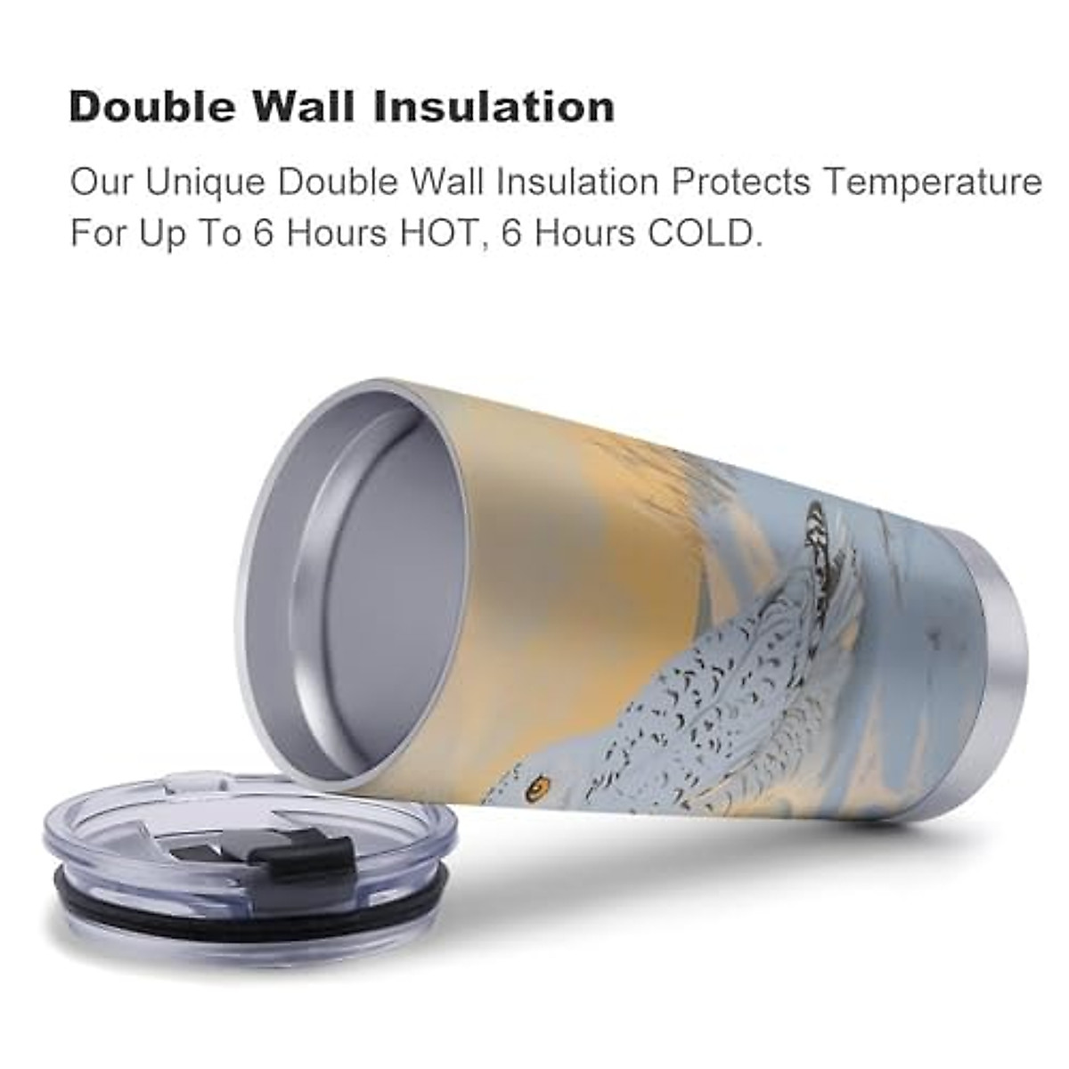 zxxpensy 20 Oz Tumbler Travel Cup Colorful Flowers Water Bottle, Stainless Steel Vacuum Insulated Coffee Mug with Straw Lid And Cleaning Brush