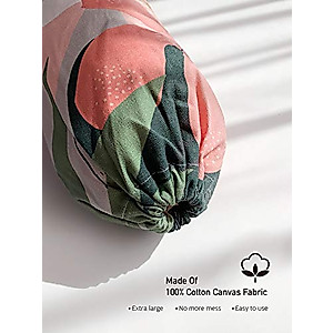 Flower Pattern Grocery Bag Storage Holder, Grocery Shopping Bags Carrier,Plastic Bag Dispenser, Organizer Recycling Grocery Pocket Containers for Home and Kitchen,Gifts for Family23x9 inch