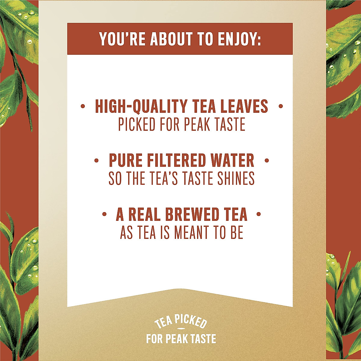 Gold Peak Tea, Unsweet Tea, 16.9 fl oz, 6 Pack