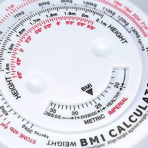BMI Body Mass Index Retractable Tape 150cm Measure Calculator Diet Weight Loss Tape Measures Tools