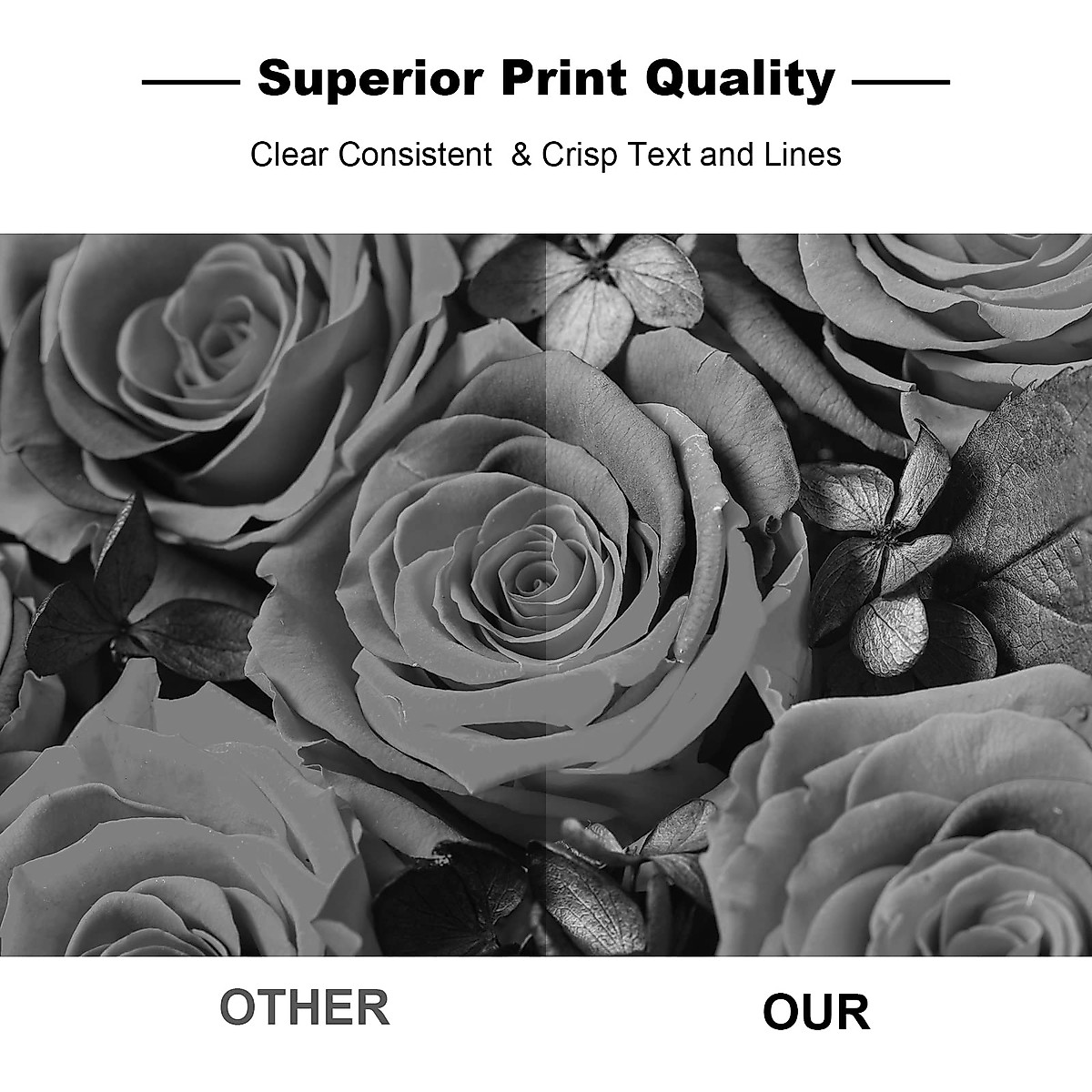 W-Print Compatible Toner Cartridge Replacement for Xerox VersaLink C600/C605 106R03903 Black Toner 12,200 Pages-1 Pack