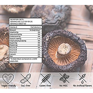 Takii Umami Powder, Made from Shiitake Mushrooms, Add Instant Flavor and Depth to All Your Favorite Dishes (1 Pack - 3.5 Ounce Pouch)