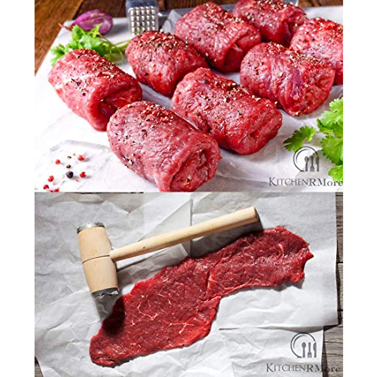 Kitchen RMore Burger Patty Paper 1000 Pcs - Hamburger Wax Paper to Separate Frozen Pressed Patties BBQ - for Easy Release from Burger Press Patty Maker - for Origami and Patty Paper Geometry Math