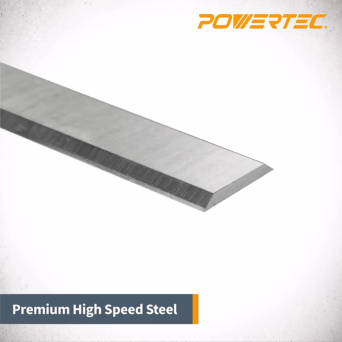 POWERTEC 12 Inch Planer Blades for Craftsman 21722, 21780, Harbor Freight Central Machinery Surface Planer 95082 Planer, Replacement for Craftsman 217220 Planer Knives, Set of 2 (12804)