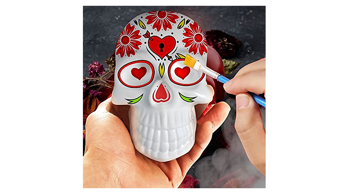 Funstorm 3D Skull Silicone Mold for Resin & DIY Crafts
