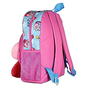 Bioworld Nintendo 3-D Kirby Travel Backpack 16" Sublimated Print Bag