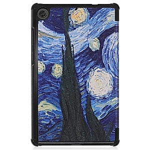 Gylint Case for Lenovo Tab M8 TB-8505F, Smart Case Trifold Stand Slim Lightweight Case Cover for Lenovo Tab M8 TB-8505F / TB-8505X Tablet Star Night