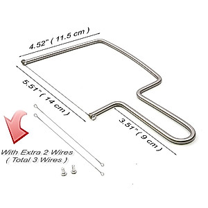Aeon Design Cheese Slicer/Cutter With Extra 2 Wires-Easy And Fast Cutting Hard Or Semi Hard Block Cheeses-Stainless Steel Kitchen Tool-Long Lasting Wires