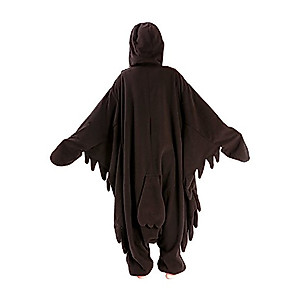 SAZAC Raven Kigurumi - Onesie Jumpsuit Halloween Costume