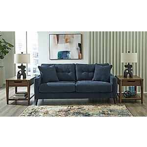 Signature Design by Ashley Bixler Sofa, 79" W x 38" D x 37" H, Blue