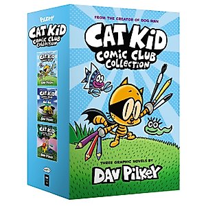 The Cat Kid Comic Club Collection: From the Creator of Dog Man (Cat Kid Comic Club #1-3 Boxed Set)