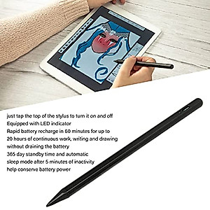 Touch Screen Pen, High Precision Palm Rejection Tablet Stylus for Pro 9.7in 2016 (Black)
