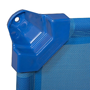 Wood Designs Stackable Daycare Cots for Toddlers, 40", Blue, Ready-to-Assemble Nap Cots for Sleeping - Preschool, Daycare, Kindergarten, 87840 [Set of 6]