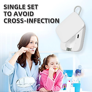 Lebensfreude Rechargeable Toothbrush Sanitizer UV Light, Electric Toothbrush Cleaner Sanitizer UV Holder