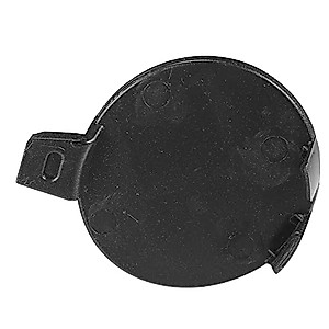 X AUTOHAUX Car Front Bumper Tow Hook Cover 1460701-00-b for Tesla Model 3 2017-2021 Tow Hook Eye Lid Cover Trailer Cap Silver Tone