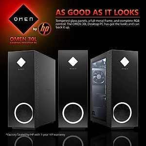 HP Gaming Desktop Tower i9-10850K, Hyper X 32GB RAM DDR4, 1TB NVMe SSD+2TB HDD 7.2K, 24GB Nvidia, 750W Cooler Master PSU, Win 11 Home