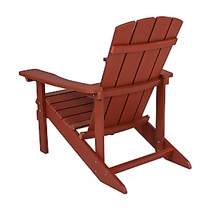 Wycian Dining Chair Seat, Chair Seat Cushion 1PC Red Seat Height 14.5" All-Weather Chair Solid Wood Capacity 350LB 33.50" L 29.50" W 35.00" H for Living Room