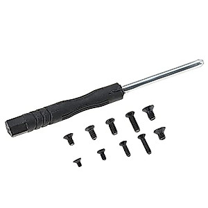 500Pcs M2 M2.5 M3 KM Screw Black Zinc Plated Flat Head Phillips Screws Laptop Notebook Computer Screws Set Kit Carbon Steel Screws Black zinc Plated