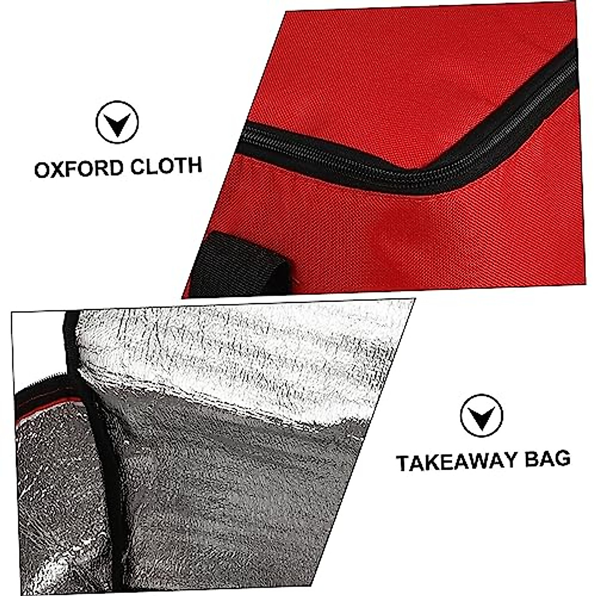 ULTECHNOVO Pizza Cake Insulation Portable Heating Lunch Box Car Heater Travel Ice Pack Insulated Food Delivery Bag Thermal Food Picnic Food Backpack Compact Picnic Cooler Bag Cake Packing Bag